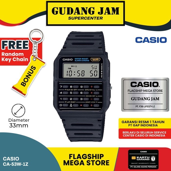 Jual Casio General Ca-53W-1Z Ca-53W Ca-53 Ca53W Ca53 | Shopee Indonesia