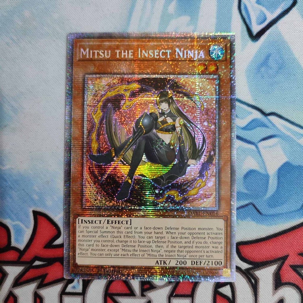 Jual yugioh mitsu the insect ninja DABL STARLIGHT original | Shopee ...