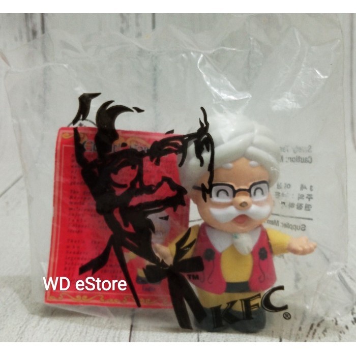 Jual [WDE] KFC Toy Colonel Sanders Figure, India | Shopee Indonesia