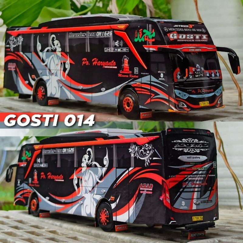 Jual PAPERCRAFT BUS SKALA 1:50 PO HARYANTO GOSTI | Shopee Indonesia