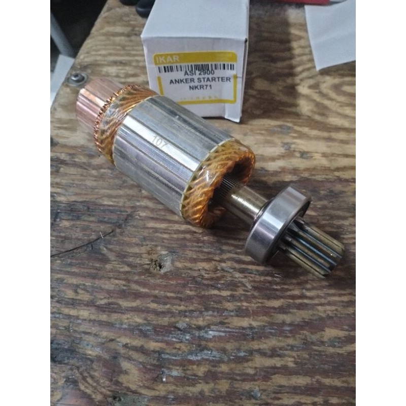 Jual armatur angker dinamo starter stater isuzu elf nkr66 nkr71 euro ...