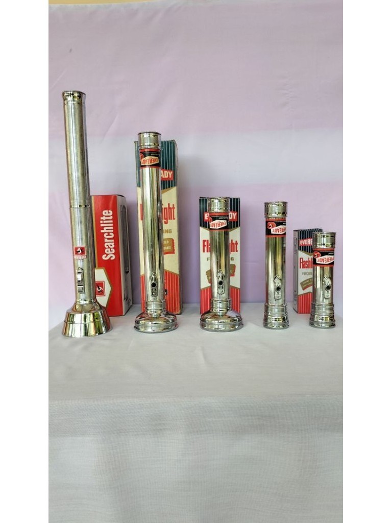 Jual Senter EVEREADY NO 3774 Original Chrome Non Box, Langka Klasik ...