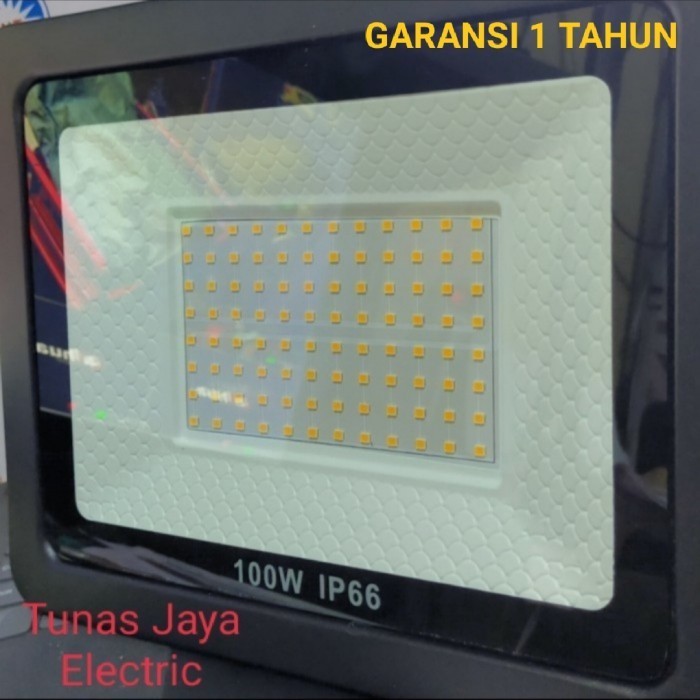 Jual HARGA DISC - Lampu Sorot LED 100 Watt Flood Light (GARANSI 1 Tahun) Standar SNI | Shopee ...