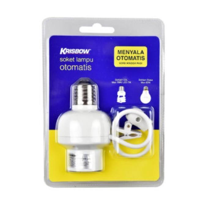 Jual Krisbow Socket Kabel Sensor Lampu Otomatis | Shopee Indonesia