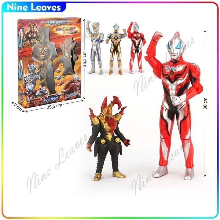 Jual Action Figure Mainan Anak Karakter Ultraman dan Monster Ultra Hero ...