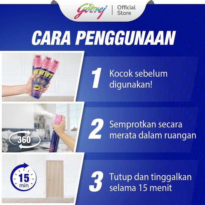 Jual HIT Aerosol Lily Blossom Multipack 600ml - Basmi Nyamuk DBD ...