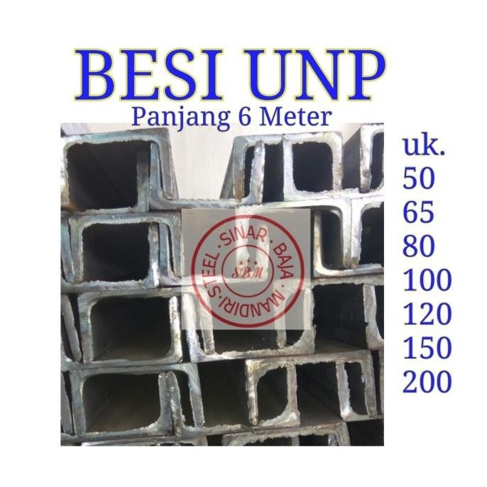 Jual Besi Kanal U / Unp 80 Kualitas Premium | Shopee Indonesia