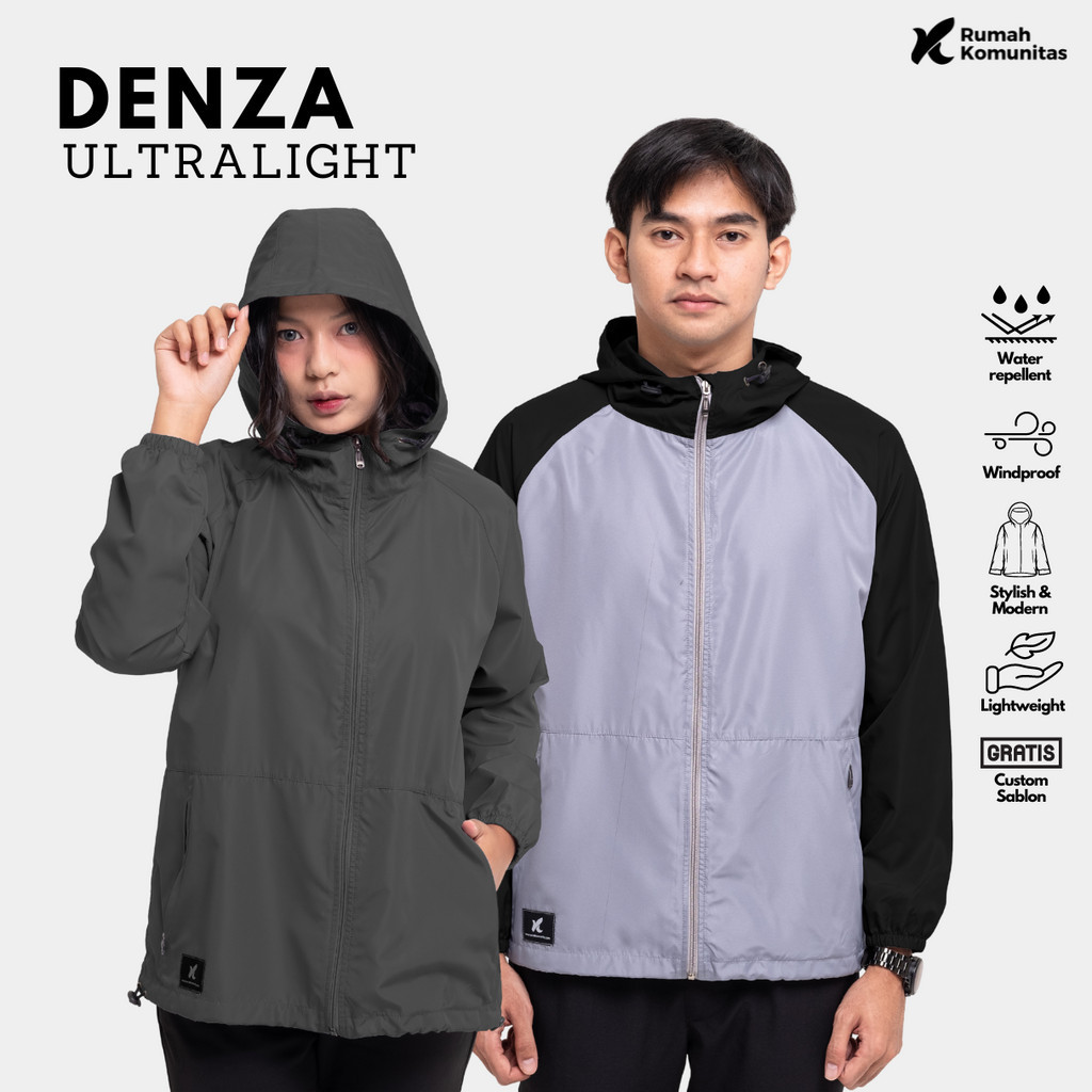 Jual JAKET ULTRALIGHT DENZA - GRATIS PASANG LOGO - JAKET SPORT ...