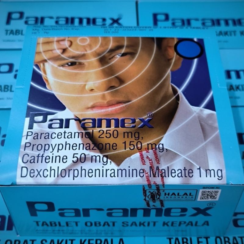 Jual Paramex Tablet box isi 50 Strip | Shopee Indonesia