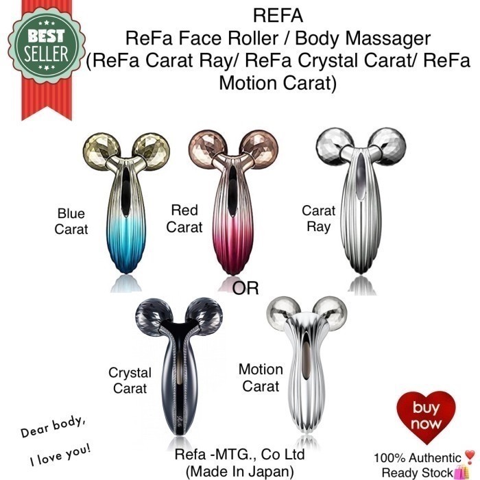 Jual REFA ReFa Carat Ray Face / Body Massager (Ready Stock) | Shopee Indonesia