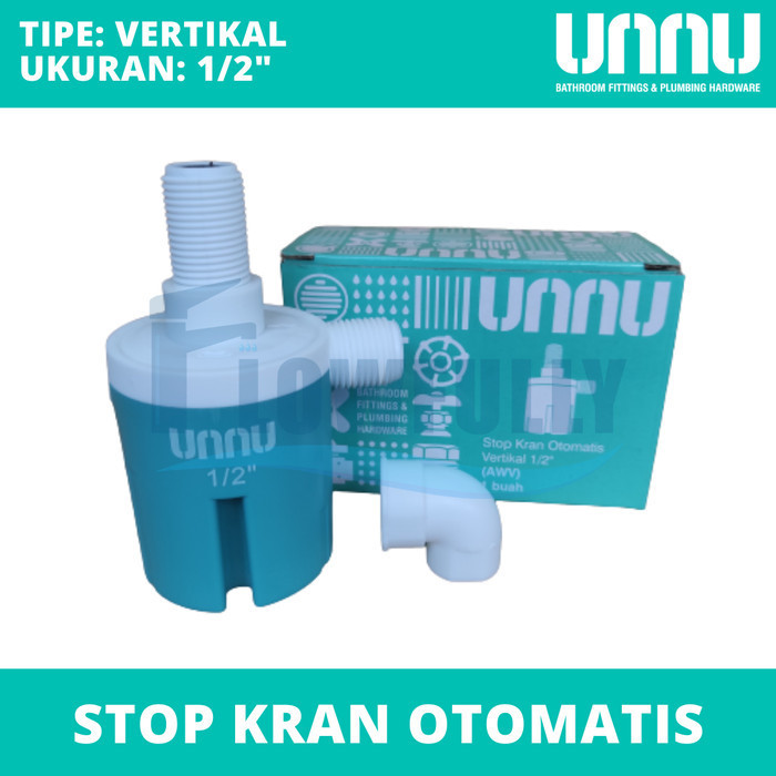 Jual STOP KRAN OTOMATIS VERTIKAL 1/2 INCH UNNU KERAN AIR PELAMPUNG AWV ...
