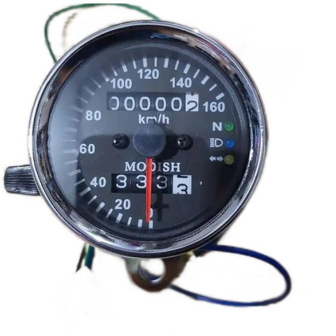 Jual Speedometer Kilometer Bulat Led Plus Indikator Sein Motor ...