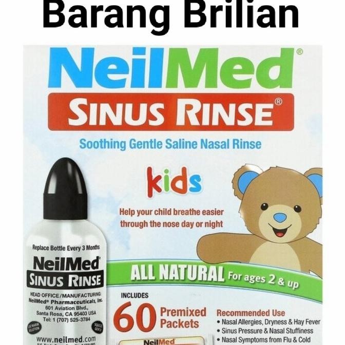 Jual Neilmed Kid's kids Sinus Rinse + botol 60 premixed Packets ...