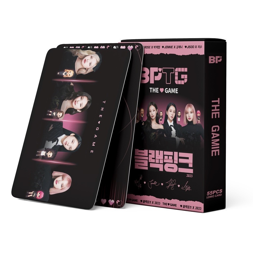 Jual 【Ready Stock】KPOP BLACKPINK BPTG Photocards THE GAME 55pcs HD Lomo ...