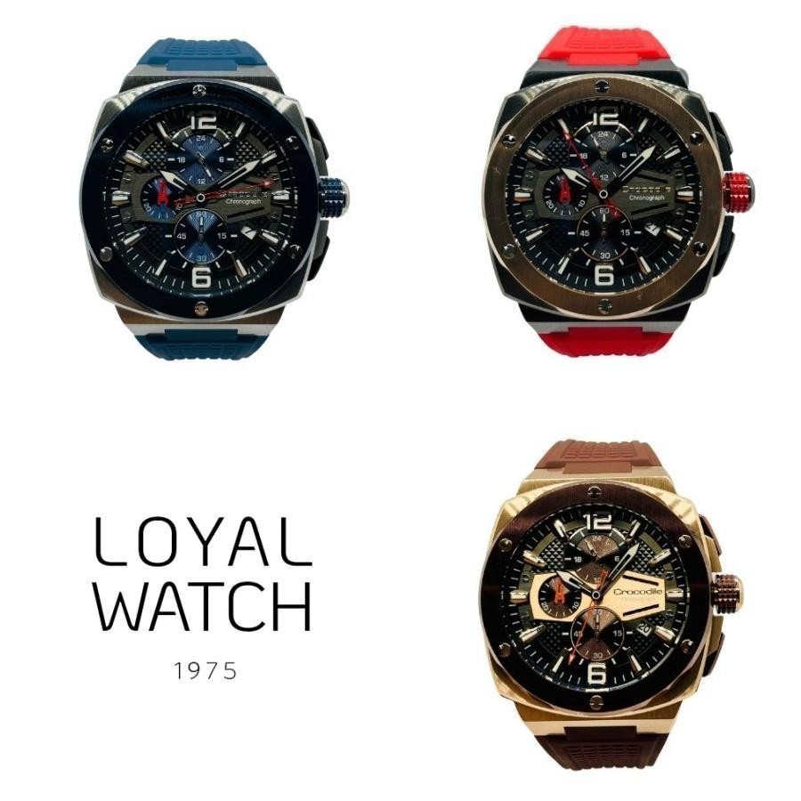 Jual Loyal Watch 1975 - Jam Tangan Crocodile Chronograph Pria Cm-047 ...