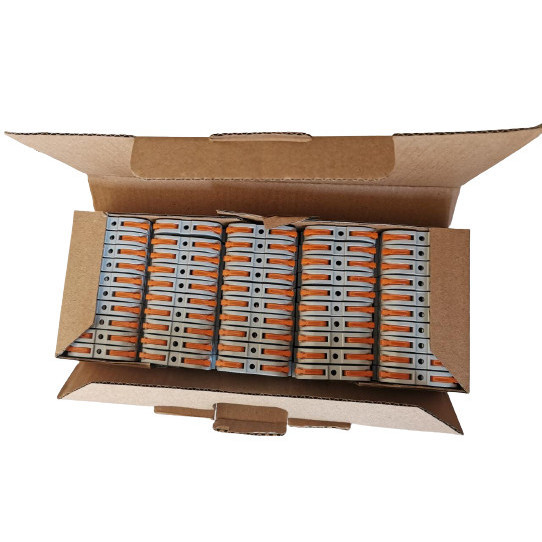 Jual 50Pcs Connector Konektor Wago 1Pin Din Rail Jumper Kabel Listrik ...