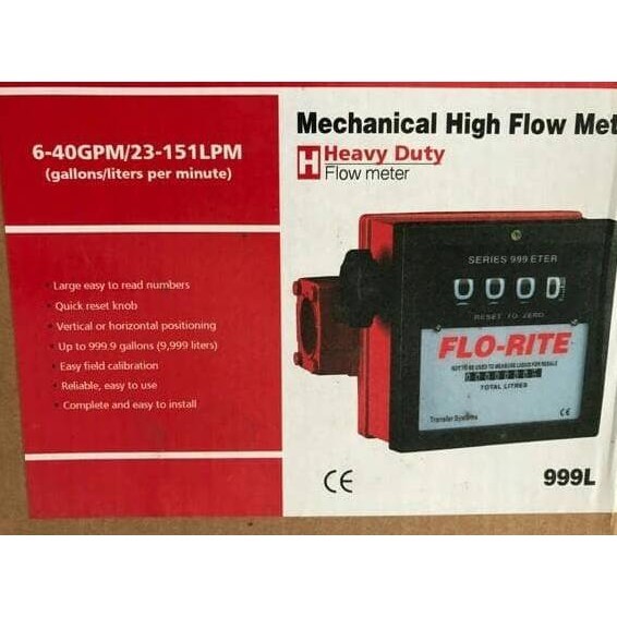 Jual Flo-Rite / Flow Meter 999L / Meteran Solar 4 Digit 1 1/2" Inch ...