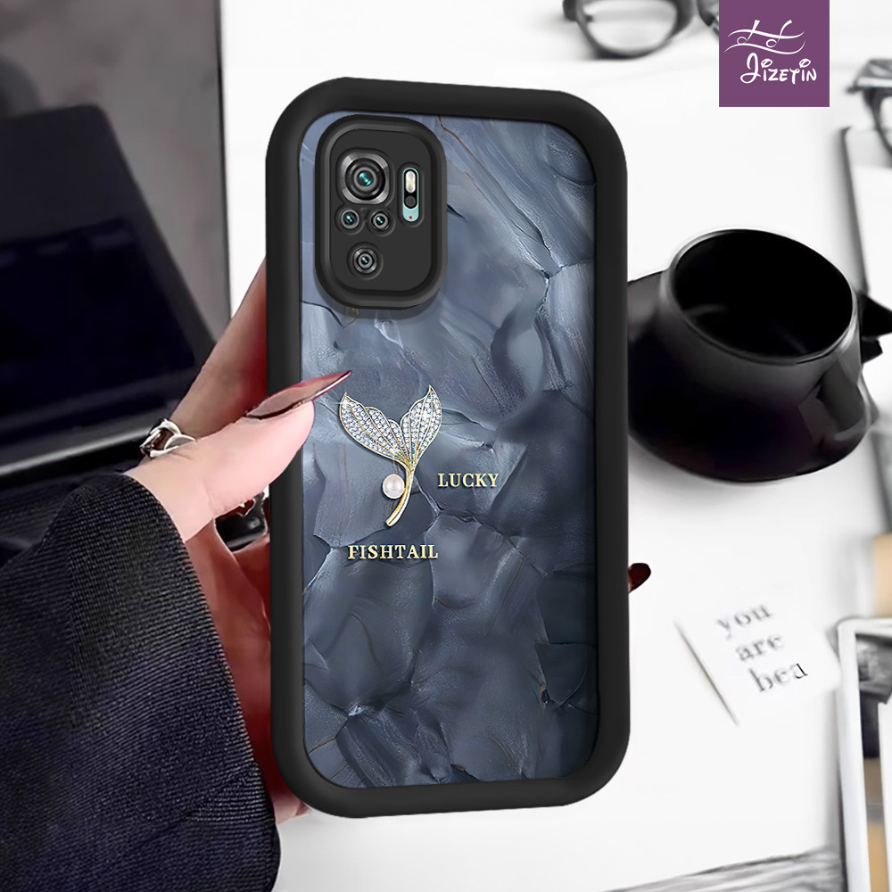 Jual Ekor ikan berlian casing hp bentuk aneh untuk ph Redmi Note 10,10 ...