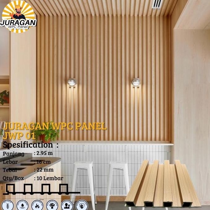 Jual 3D wpc wall panel dinding /kisi kisi WPC 15 cm x 300 cm | Shopee ...
