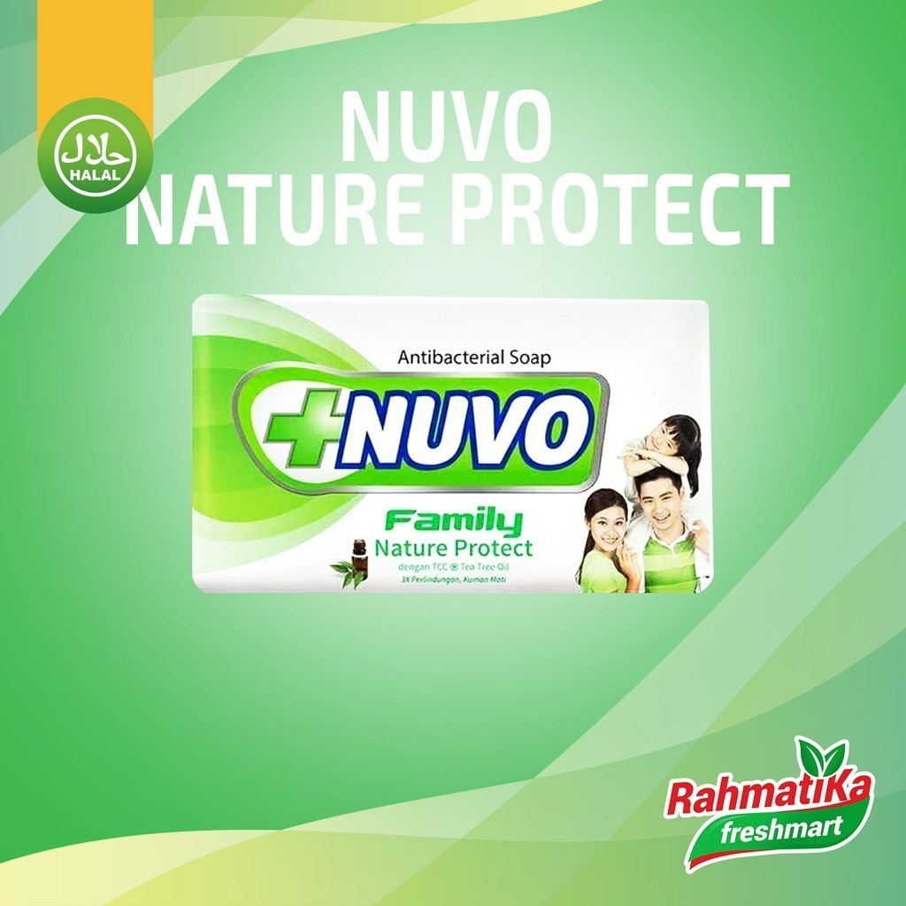Jual Nuvo Family Nature Protect / Sabun Mandi Batang Antibacterial 76 gram | Shopee Indonesia