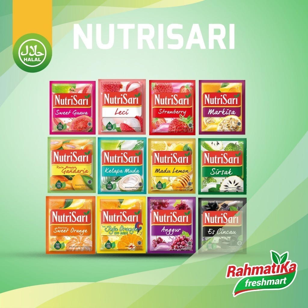Jual Nutrisari Aneka Rasa (10 Sachet) | Shopee Indonesia