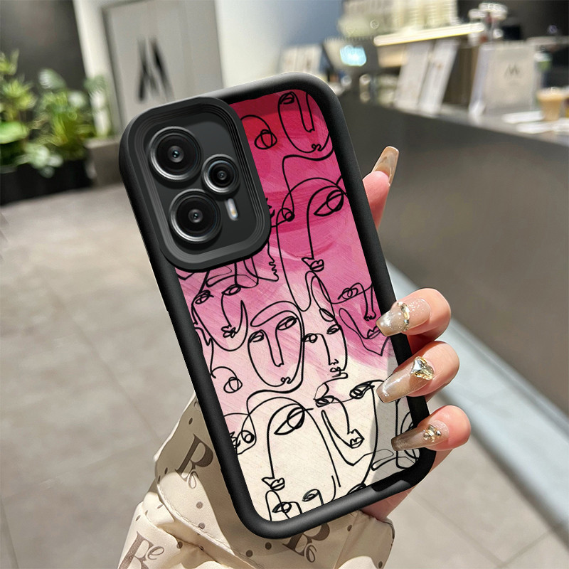 Jual Casing Hp Xiaomi POCO F5 Case pola Corat-coret palsu cantik Casing ...