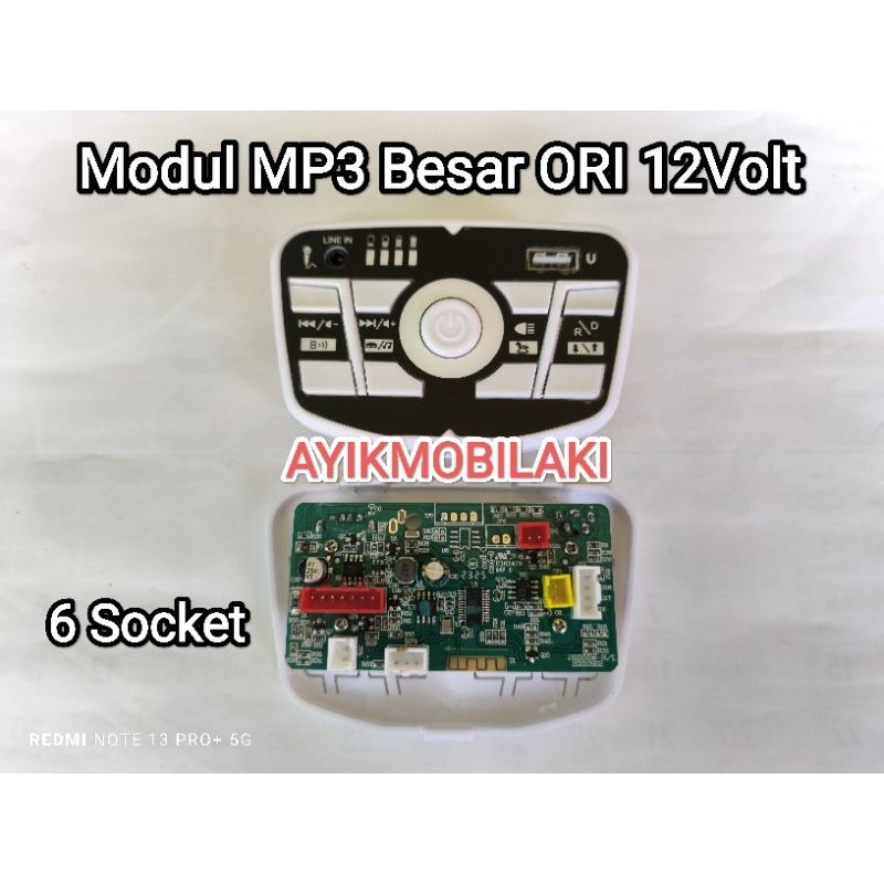 Jual Modul MP3 Besar 12 Volt ORI, Tombol Power On Off, Tombol Maju ...