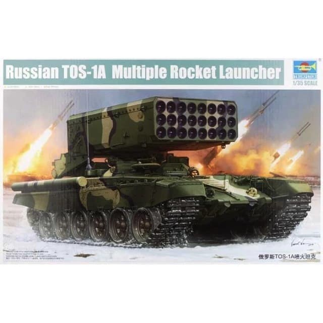 Jual tank Russian TOS-1A Multiple Rocket Launcher trumpeter 1/35 model ...
