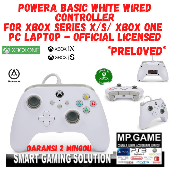 Jual Powera Basic White Wired Controller Xbox Series XS/ Xbox One ...