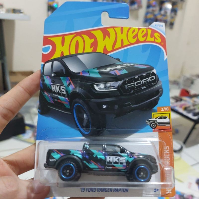Jual Hot Wheels 19 Ford Ranger Raptor HKS Black | Shopee Indonesia