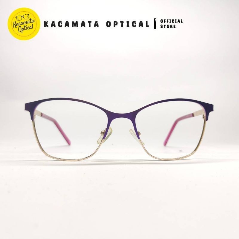 Jual KACAMATA OPTICAL - Frame KMOTK399 Kotak Unggu Besi Plastik ...