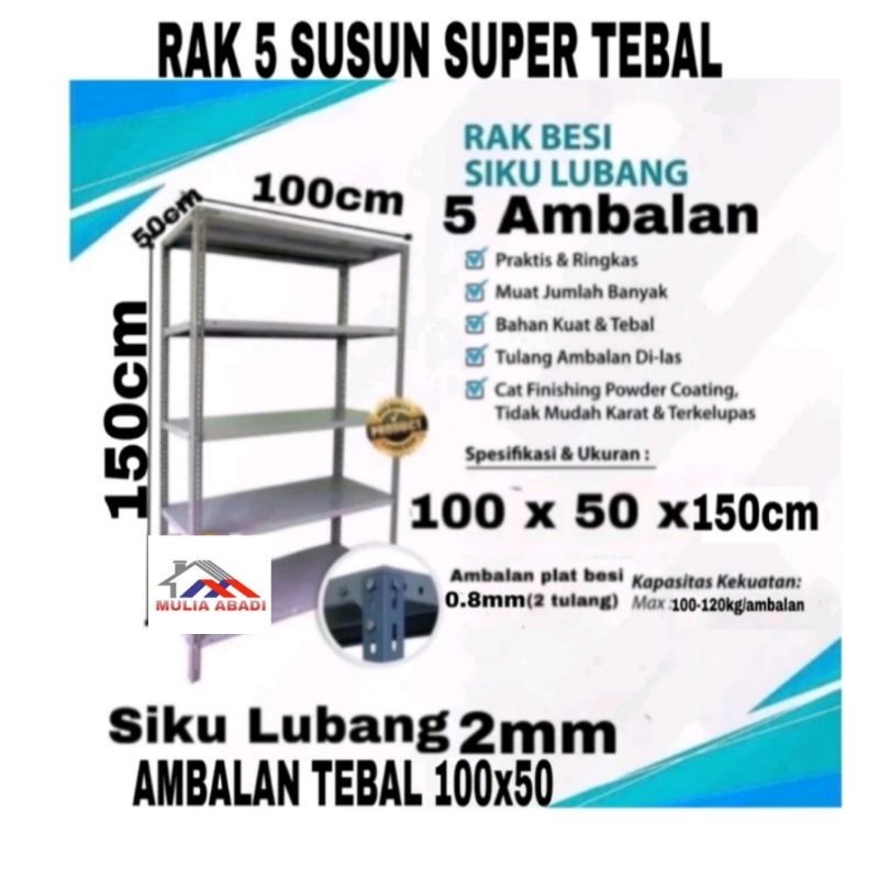 Jual SUPER TEBAL Rak 5 susun multifungsi/rak 5susun serbaguna AMBALAN ...