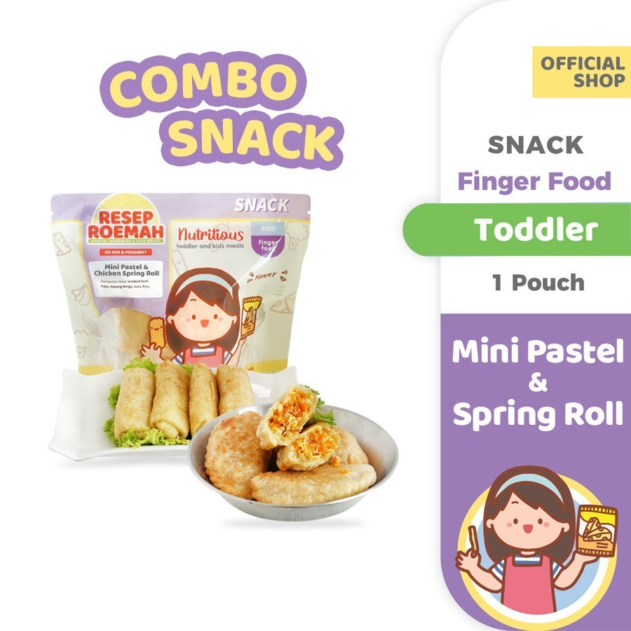 Jual RR Combo Snack / Mini Pastel & Chicken Spring Roll / Makanan Sehat ...