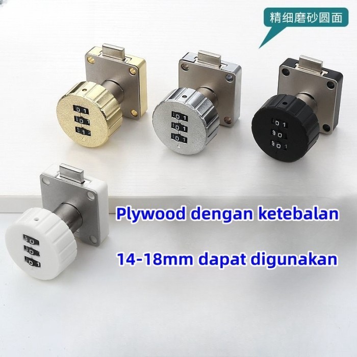 Jual Kunci Kode Laci Pintu Lemari Hardware Password Kombinasi Cam Lock ...