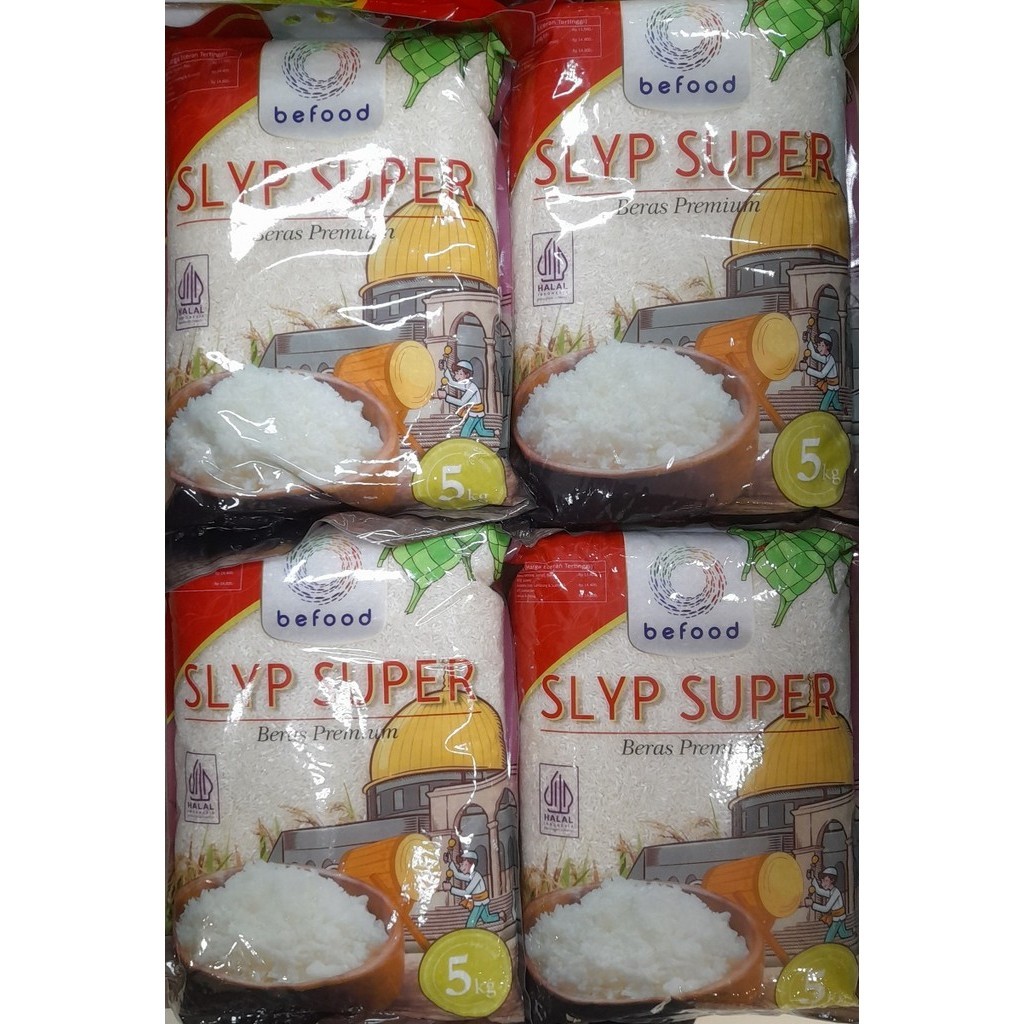 Jual BEFOOD BERAS SLYP KEMASAN 5KG | Shopee Indonesia