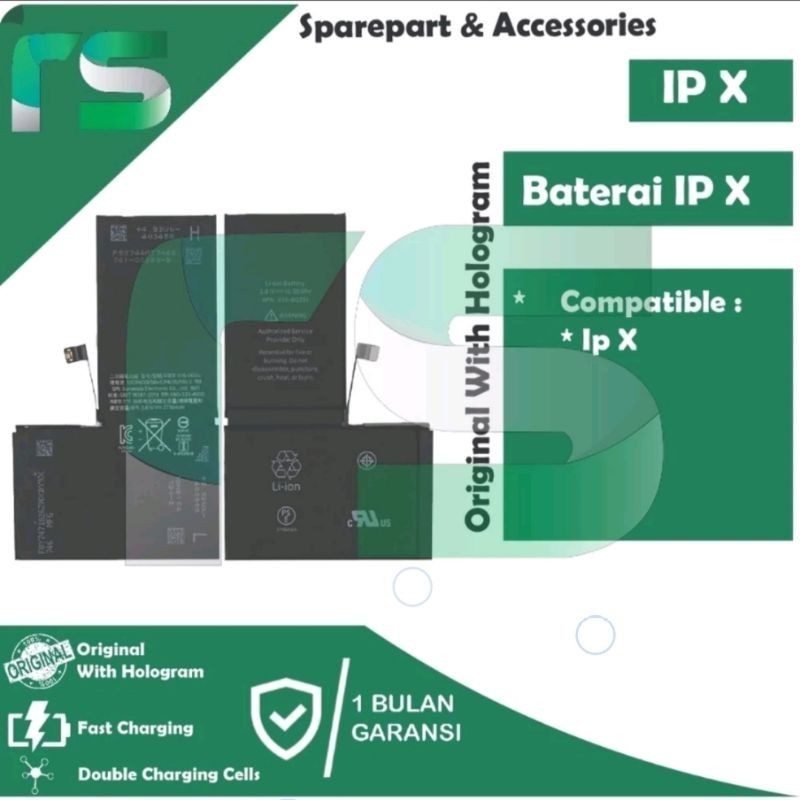 Jual BATERAI IP X / IP 10 ORIGINAL | Shopee Indonesia