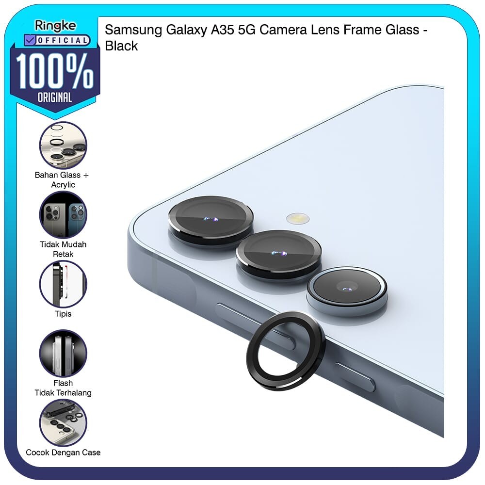 Jual Ringke Samsung A35 / A55 5G Camera Lens Frame Pelindung Kamera ...