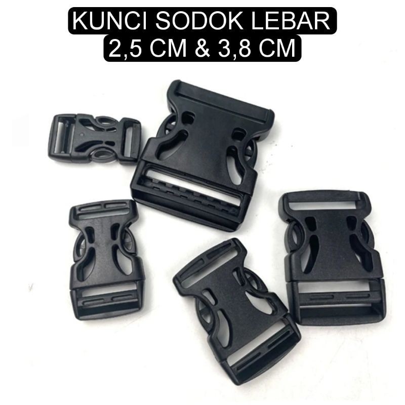 Jual Buckle Tas Kunci Sodok Tas Eceran Termurah Lebar 2,5 cm & 3,8 cm ...