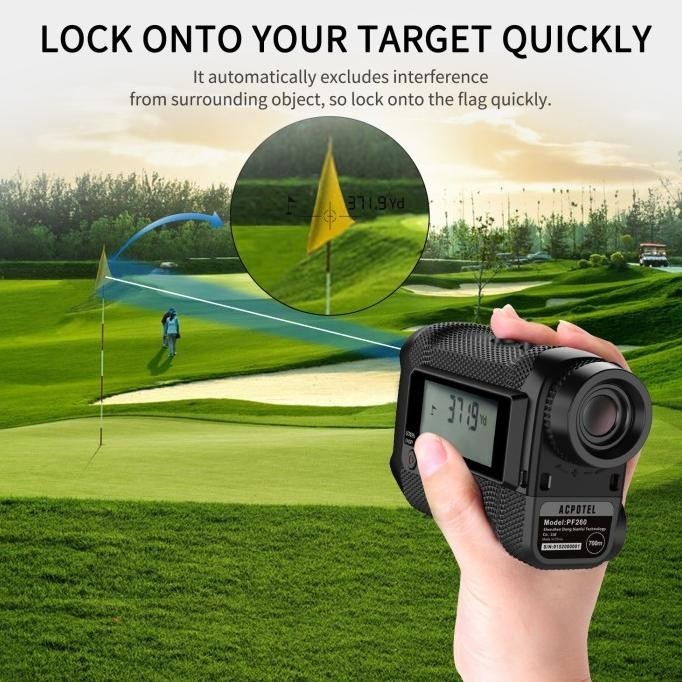Jual New Mileseey 800M Laser Golf Rangefinder Slope Flag-Lock Vibration Hunting | Shopee Indonesia