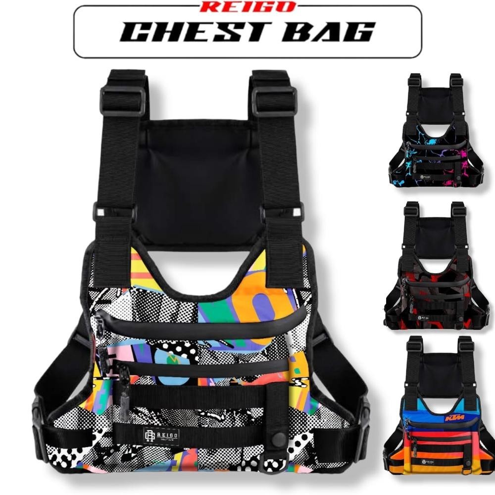 Jual Tas dada pria rompi tactical chest bag pelindung dada chestbag ...