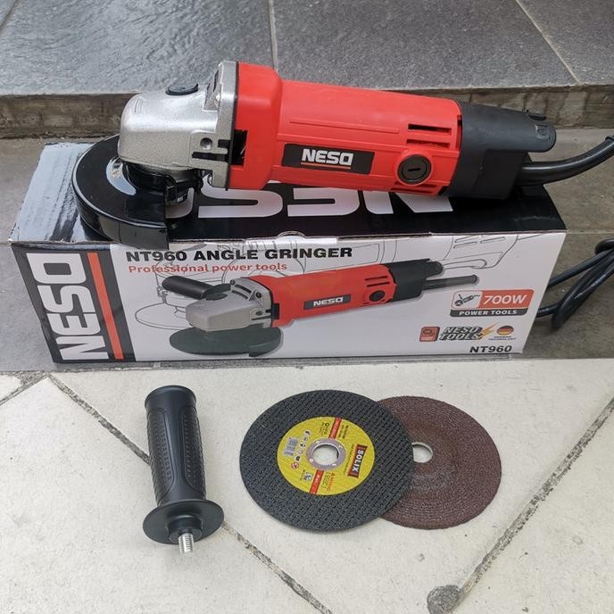 Jual Mesin Gerinda Tangan 4 inch / Angle Grinder Grinda mini 100mm NESO ...