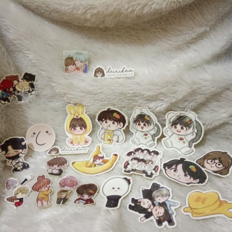 Jual sticker fanart bts & paper doll taehyung | Shopee Indonesia