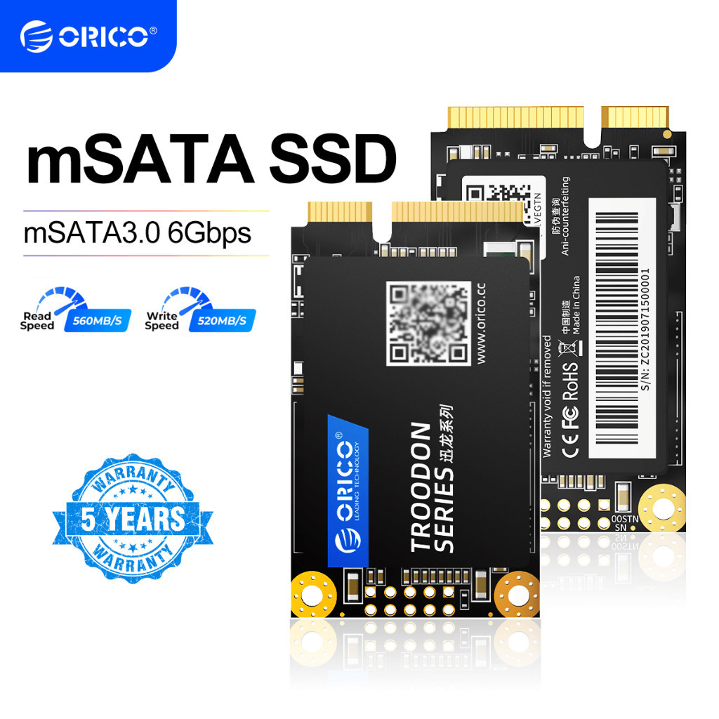 Jual ORICO M200 MSATA SSD Solid State Hard Drive 128GB/ 256GB/ 512GB/ 1TB (M200) | Shopee Indonesia