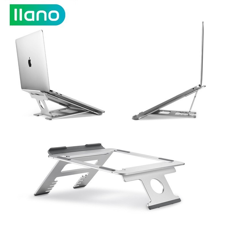 Jual Llano Silver Aluminium Alloy Laptop Lipat Laptop Laptop Stand ...