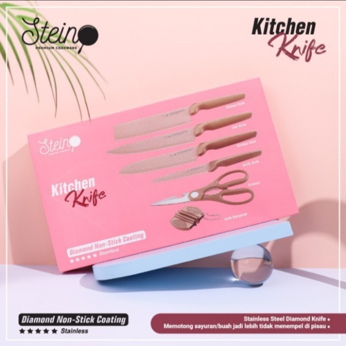 Jual Stein Cookware Knife Diamond Set 6 In 1 | Shopee Indonesia
