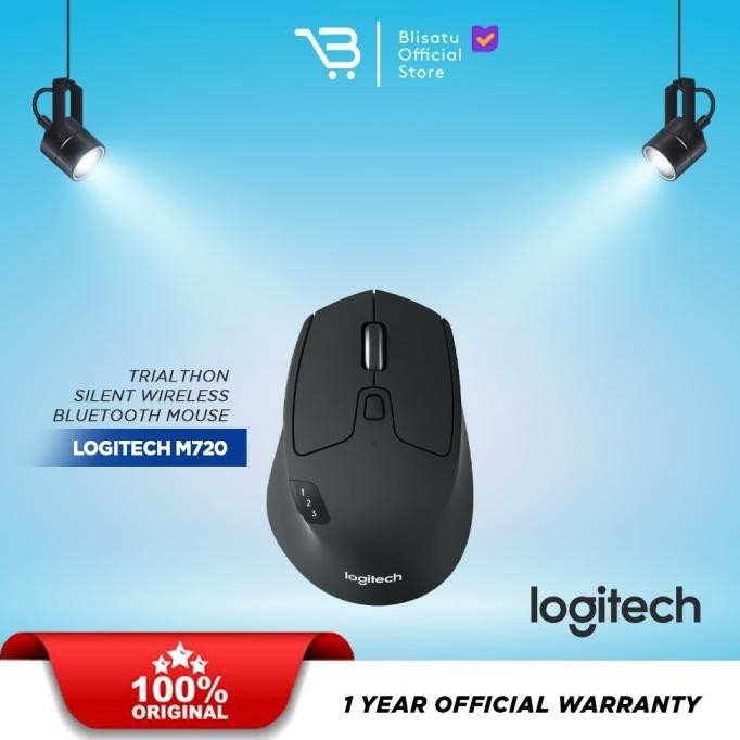 Jual Logitech M720 Triathlon Multi Device Wireless Mouse | Shopee Indonesia