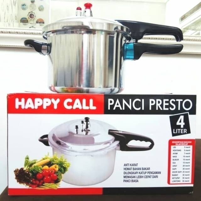 Jual Presto 4 Liter /Panci Presto Happy Call / Hc Press Cooker 4 Liter | Shopee Indonesia