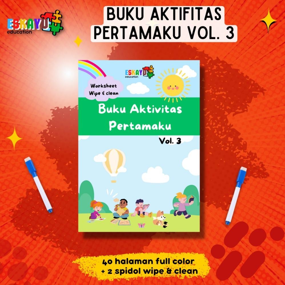 Jual BUKU AKTIVITAS PERTAMAKU WORKSHEET WIPE AND CLEAN BUKU PRA PAUD ...