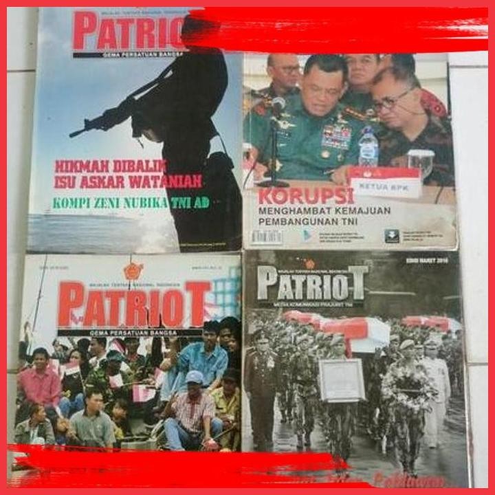 Jual (bk srpu) majalah patriot kompi zeni, korupsi, glibal warming ...