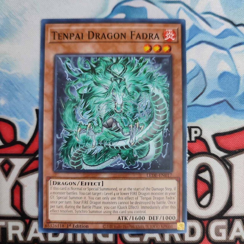 Jual yugioh tenpai dragon fadra LEDE common original | Shopee Indonesia